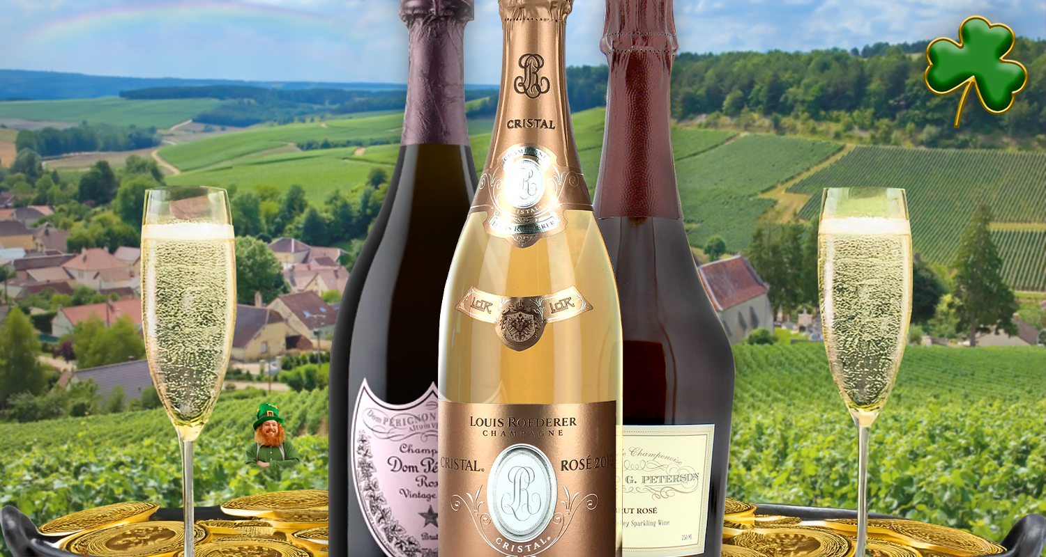 Sparkling Gold Bubbles ft a $429 Dom and a Cristal worth $750 ...